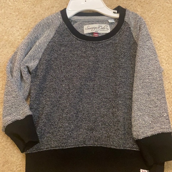 Sovereign Code | Shirts & Tops | Toddler Black And Gray Sweater | Poshmark